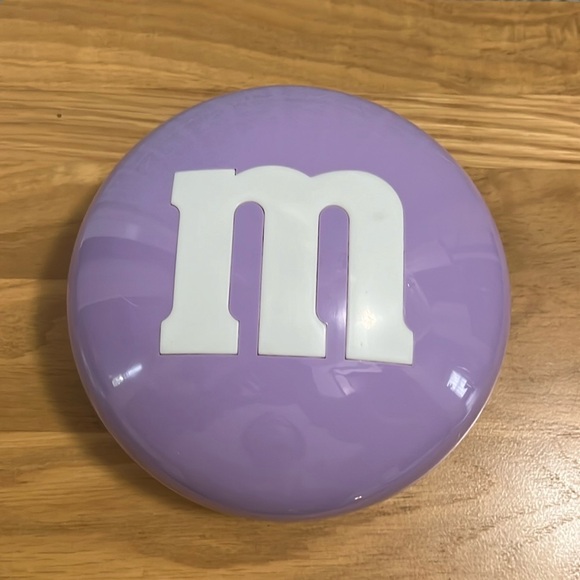 M&M'S | Accents | Plastic Large Mms Candy Shaped Dish Container Purple ...